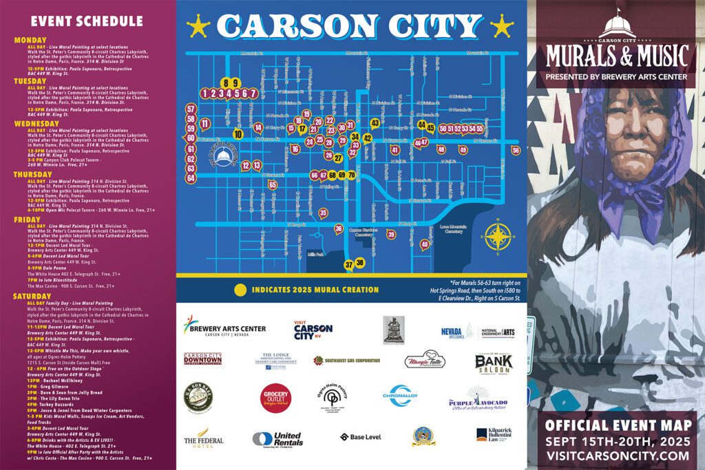 3rd Annual Carson City Murals & Music Festival | September 15th thru ...