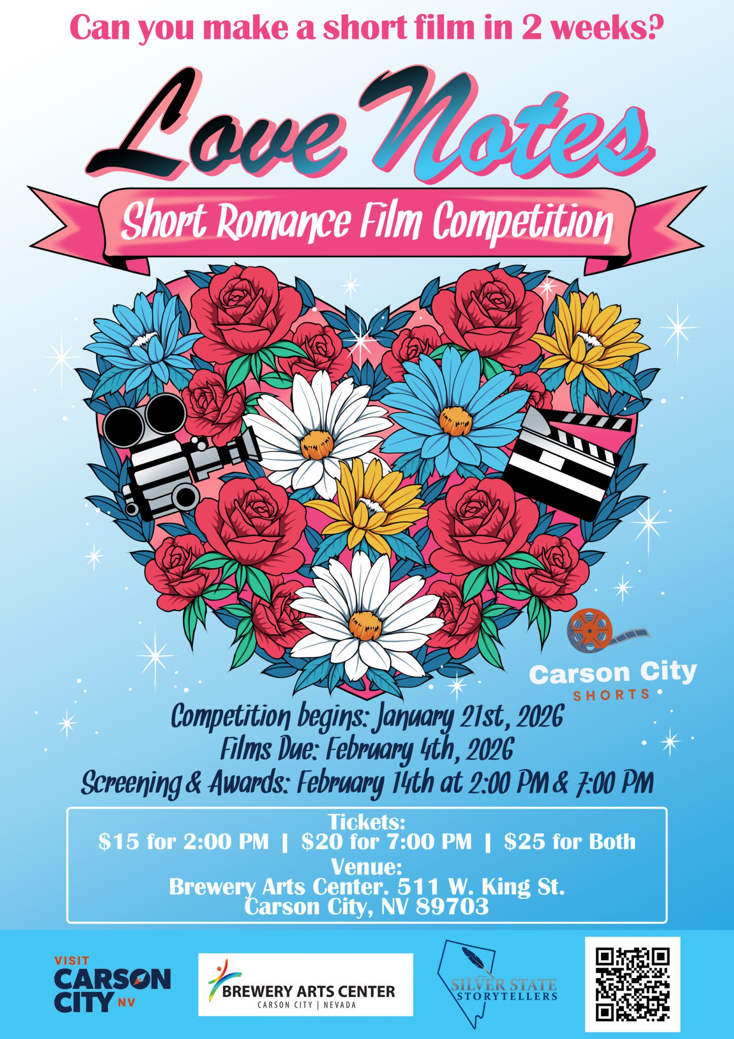 Love Notes Short Film Competition | Saturday | February 14th 2026 ...